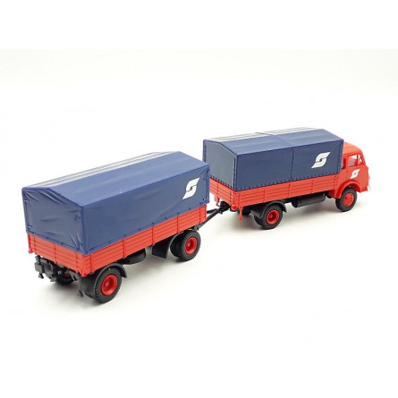 Camión con remolque, Steyr 680 mit - ROCO MINITANKS - 6002 - ESCALA H0.