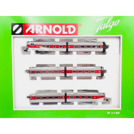 Set principal de 6 coches Talgo III RENFE - ARNOLD - HN4036 - Escala N.