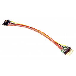 Decoder para locomotoras LokPilot 5 Basic DCC de cables, 8-pin NEM-652 ...